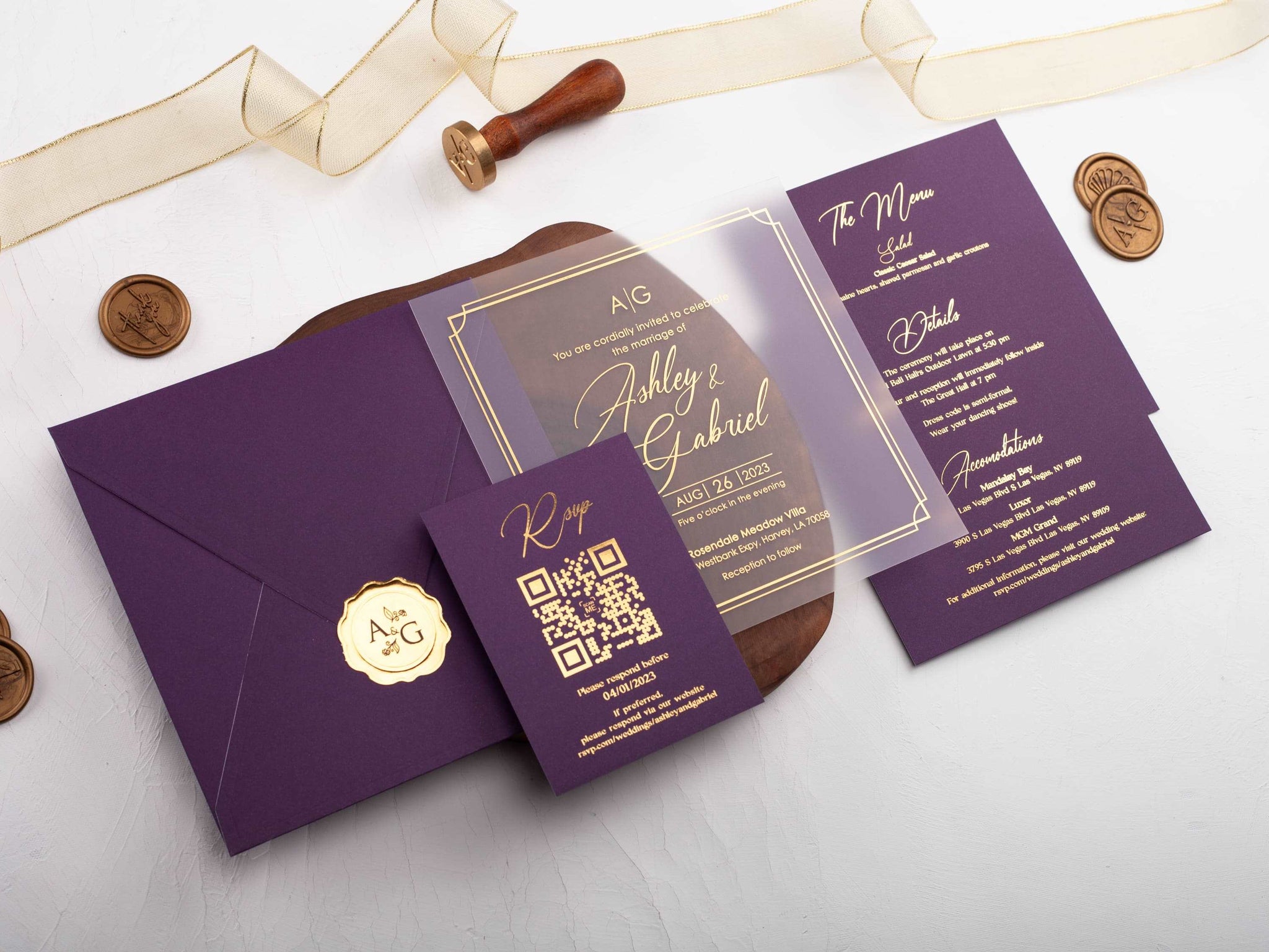 Square Wedding Invitations