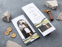 Sliding Wedding Invitations - Elegant Designs